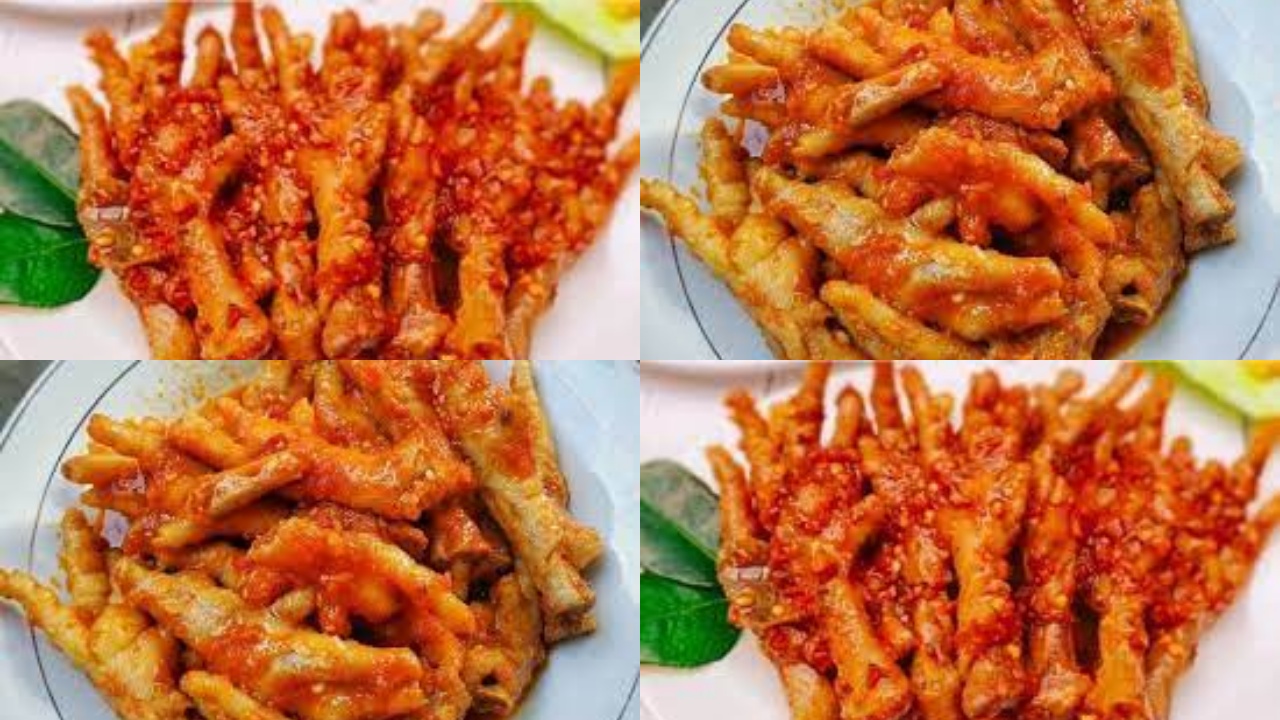 Catat Yuk! Resep Ceker Mercon Pedas Meledak, Bikin Keringat Mengucur