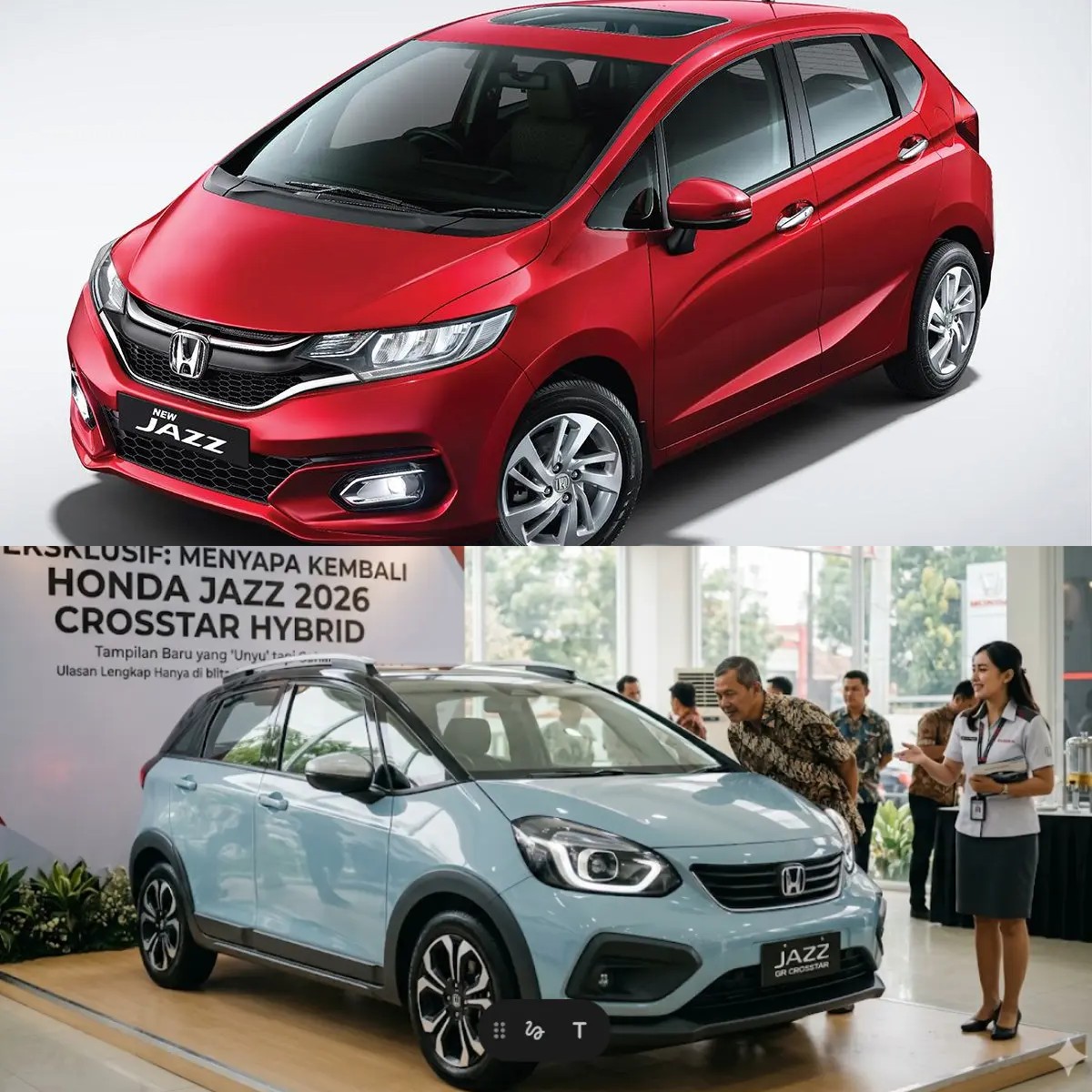 Honda Jazz 2026, Mobil Hybrid Irit BBM dengan Desain Futuristik yang ...