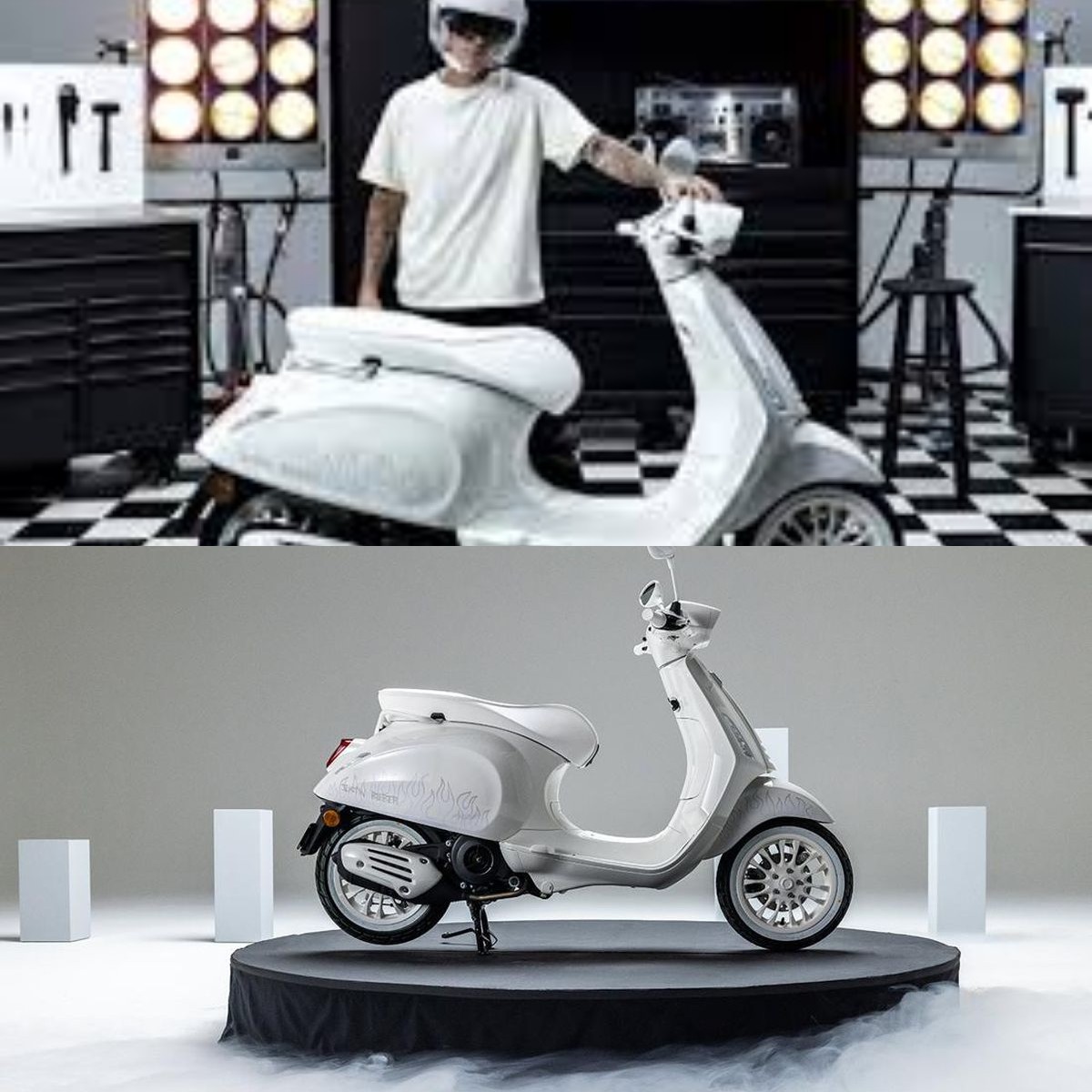 Vespa Sprint 150 Edisi Justin Bieber : Skuter Kolaborasi Pop Star Dunia ...